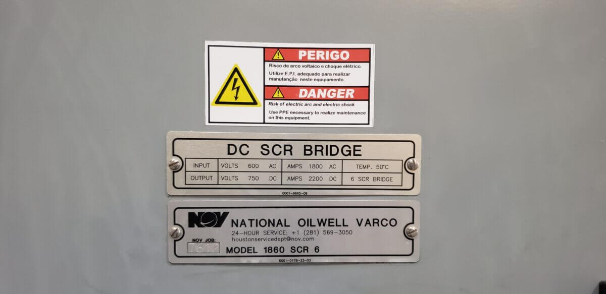 NOV Ross Hill SCR Line Up. 8 SCR bays - IOM Components