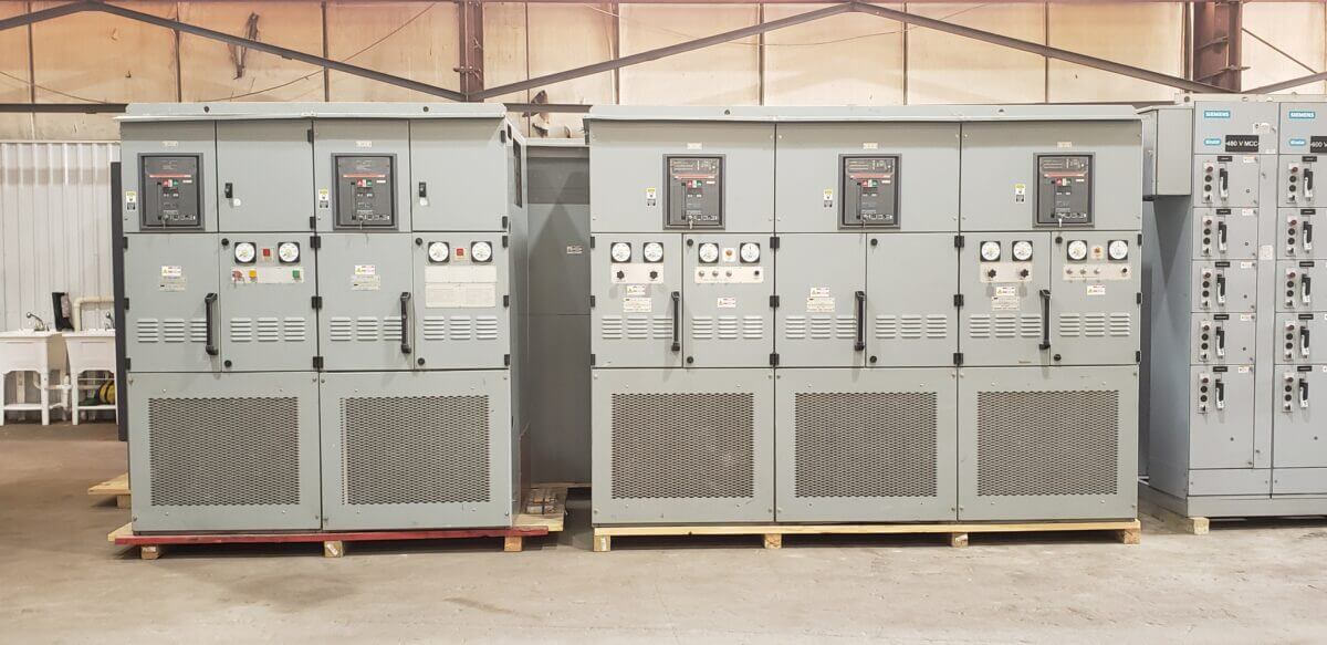 NOV Ross Hill SCR Line Up. 8 SCR bays - IOM Components